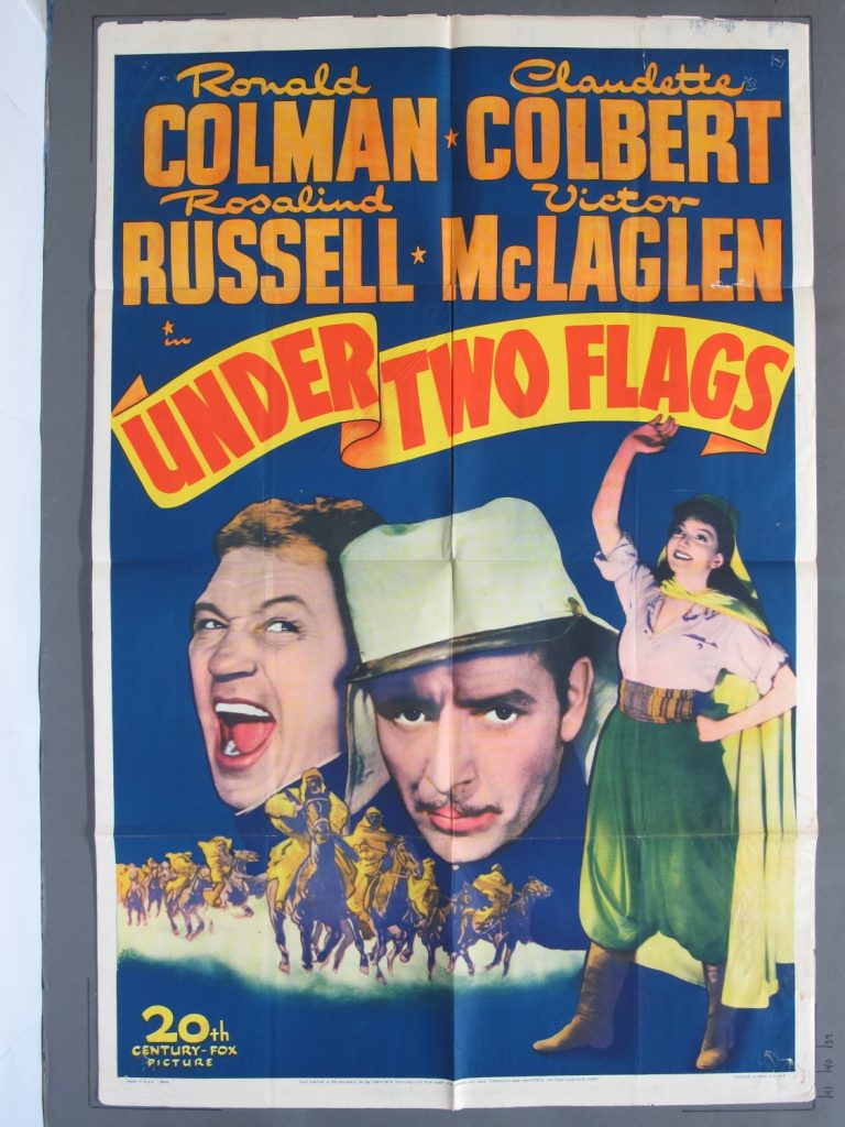 UNDER TWO FLAGS 1943R One-Sheet poster For Sale