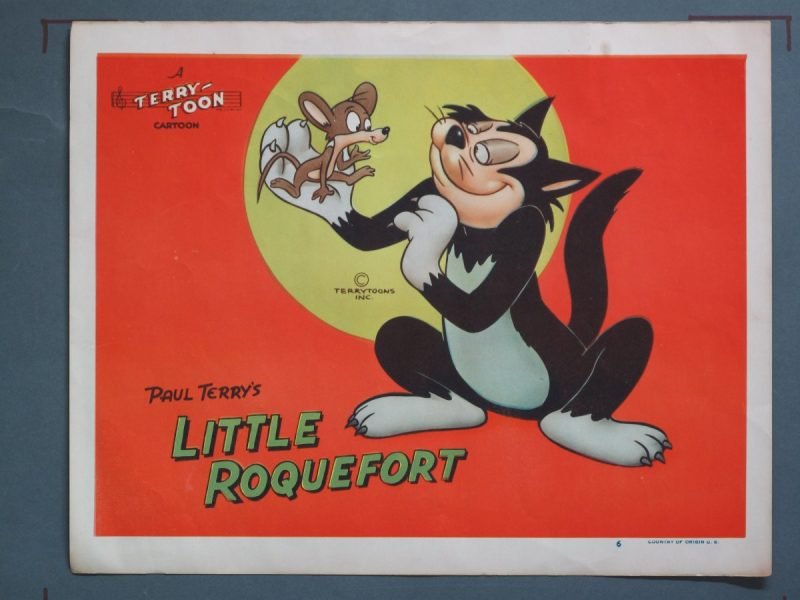 TERRY TOONS with MIGHTY MOUSE 1946 Title Cards (8) For Sale