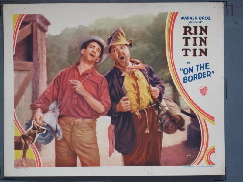 ON THE BORDER (Warner Bros) 1930 Title Card +(6) Lobby Cards For Sale