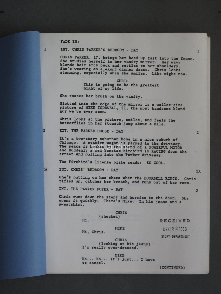 ADVENTURES IN BABYSITTING (1987) Vintage Original Film Scripts (2) For Sale