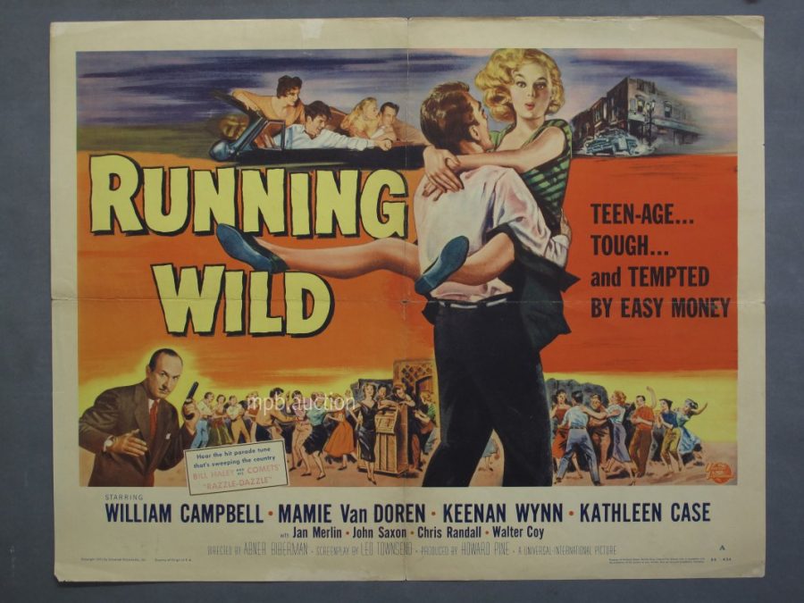 RUNNING WILD (1955) Half Sheet Movie Poster For Sale