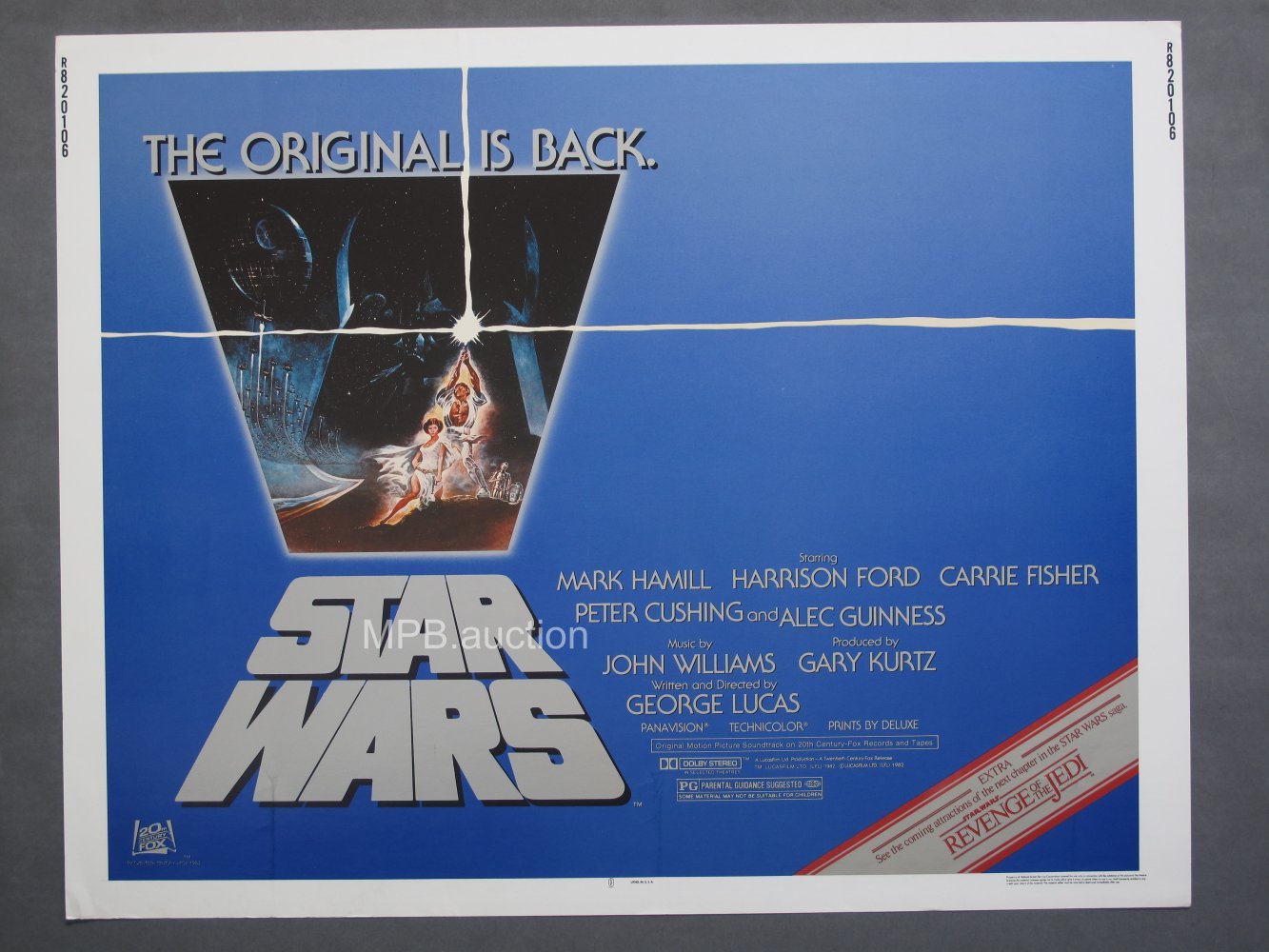 STAR WARS (1982R) Half Sheet Poster Movie Poster For Sale