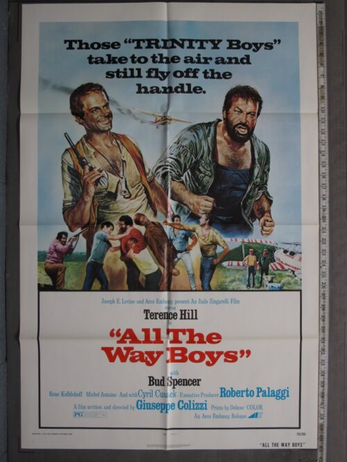 ALL THE WAY BOYS (1973) Original Movie Poster For Sale