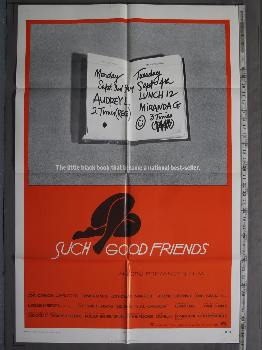 SUCH GOOD FRIENDS (1972) Original Movie Poster For Sale